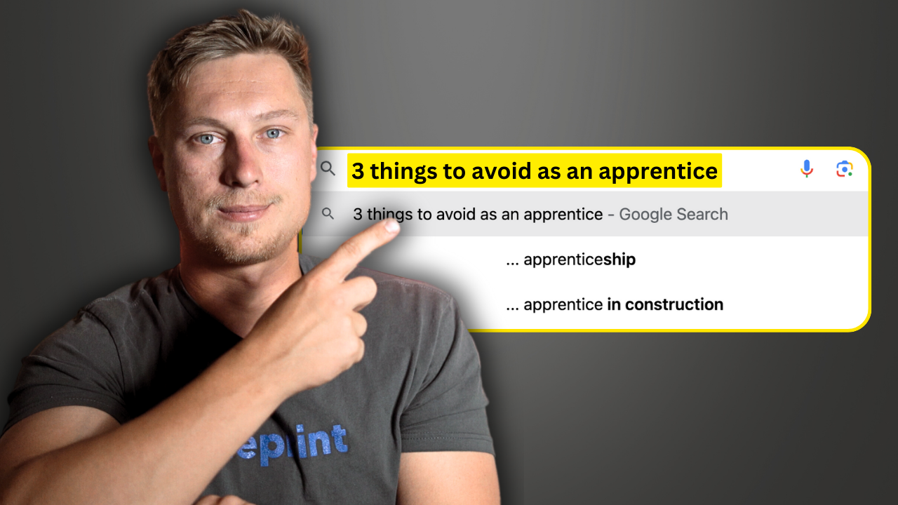 3 Things To Avoid as an Apprentice (In Any Trade)